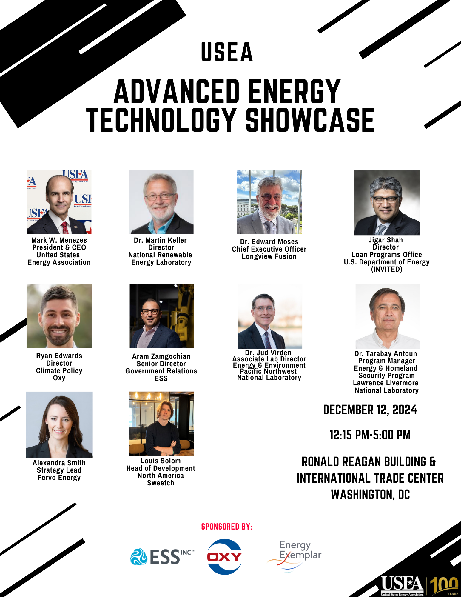 Advanced Energy Technology Showcase & Networking Reception | USEA ... Advanced Energy Technology Showcase & Networking Reception | USEA ...